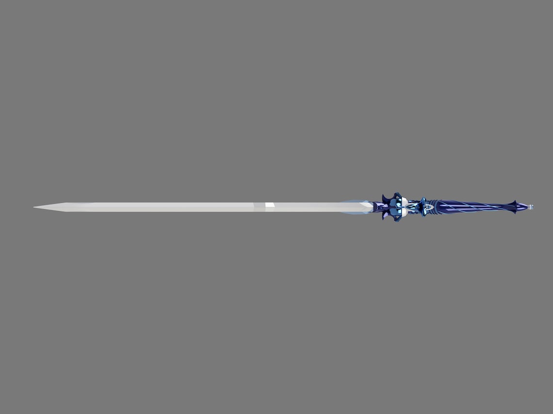 Genshin Impact Sacrificial Blade 3D Model STL Files - Etsy