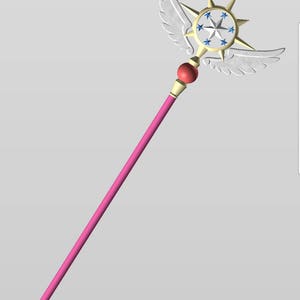 Card Captor Sakura Dream Staff and Star Staff STL Files - Etsy