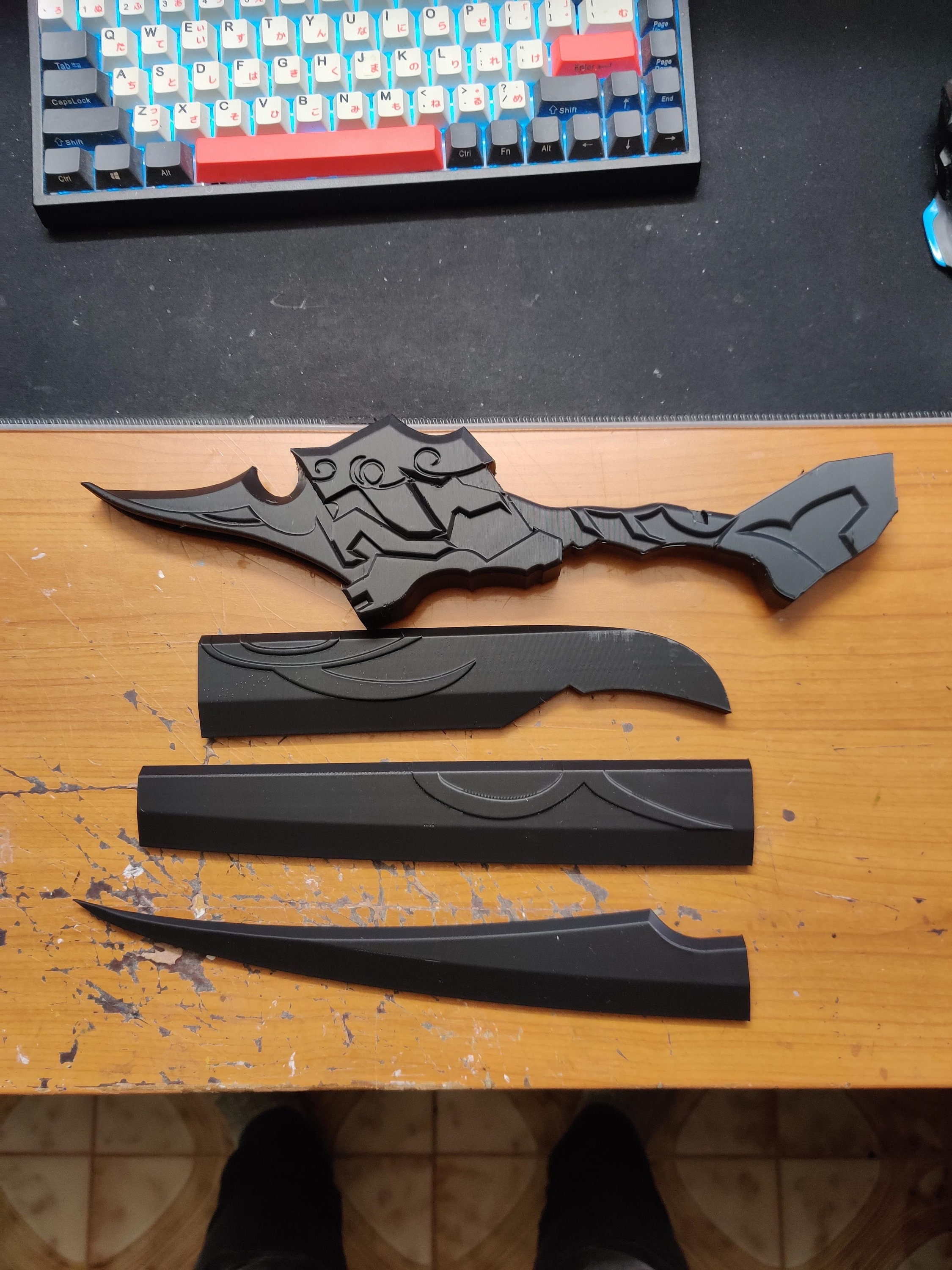 Genshin Impact Fillet Blade 3D Printed Kit - Etsy Canada