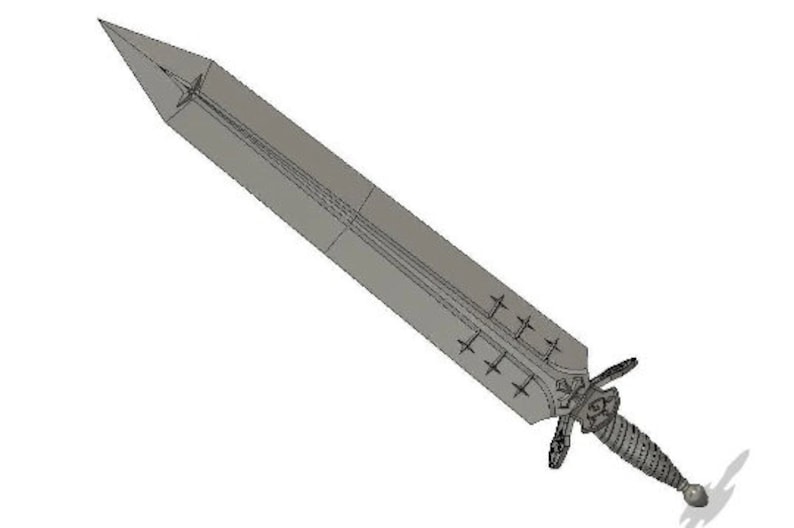BC ~ Asta's DD Sword 3D Printed Kit - Etsy