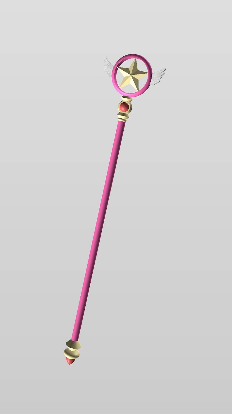 Card Captor Sakura Dream Staff and Star Staff STL Files - Etsy Denmark