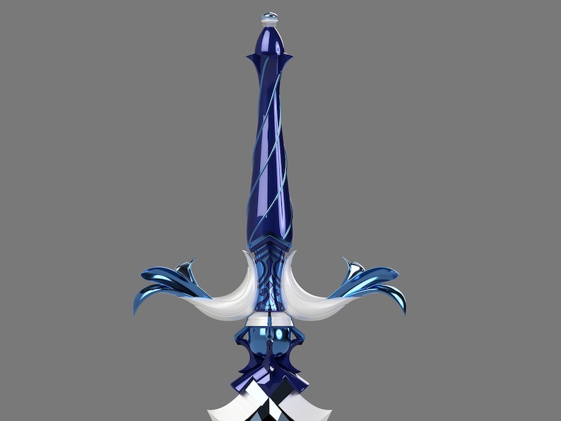 Genshin Impact Sacrificial Blade 3D Model STL Files - Etsy