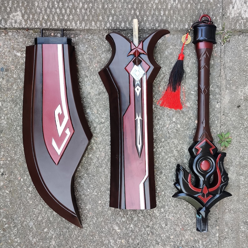 Genshin Impact Blackcliff Slasher 3D Print Kit - Etsy
