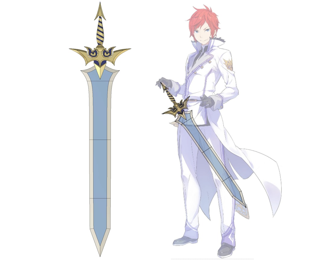 Re:zero Reinhard's Weapon Dragon Sword Reid STL Files - Etsy