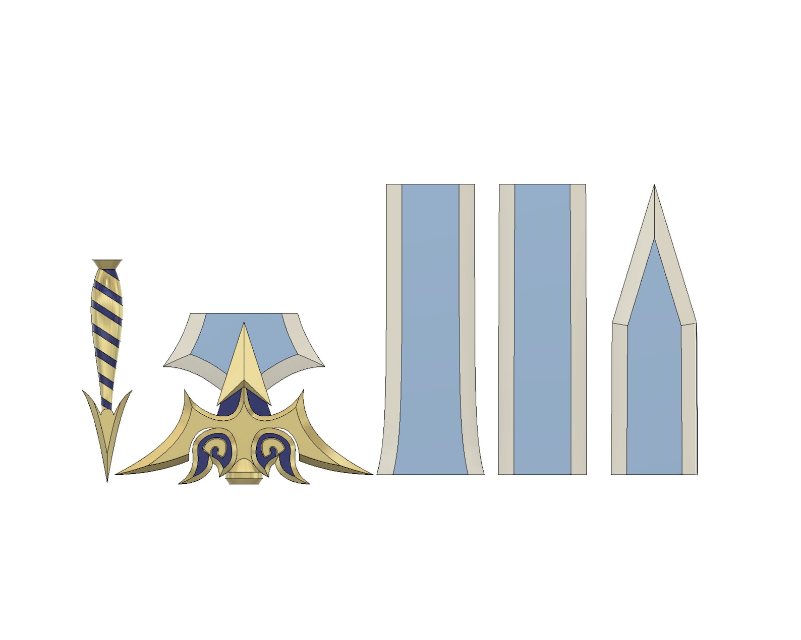 Re:zero Reinhard's Weapon Dragon Sword Reid STL Files - Etsy