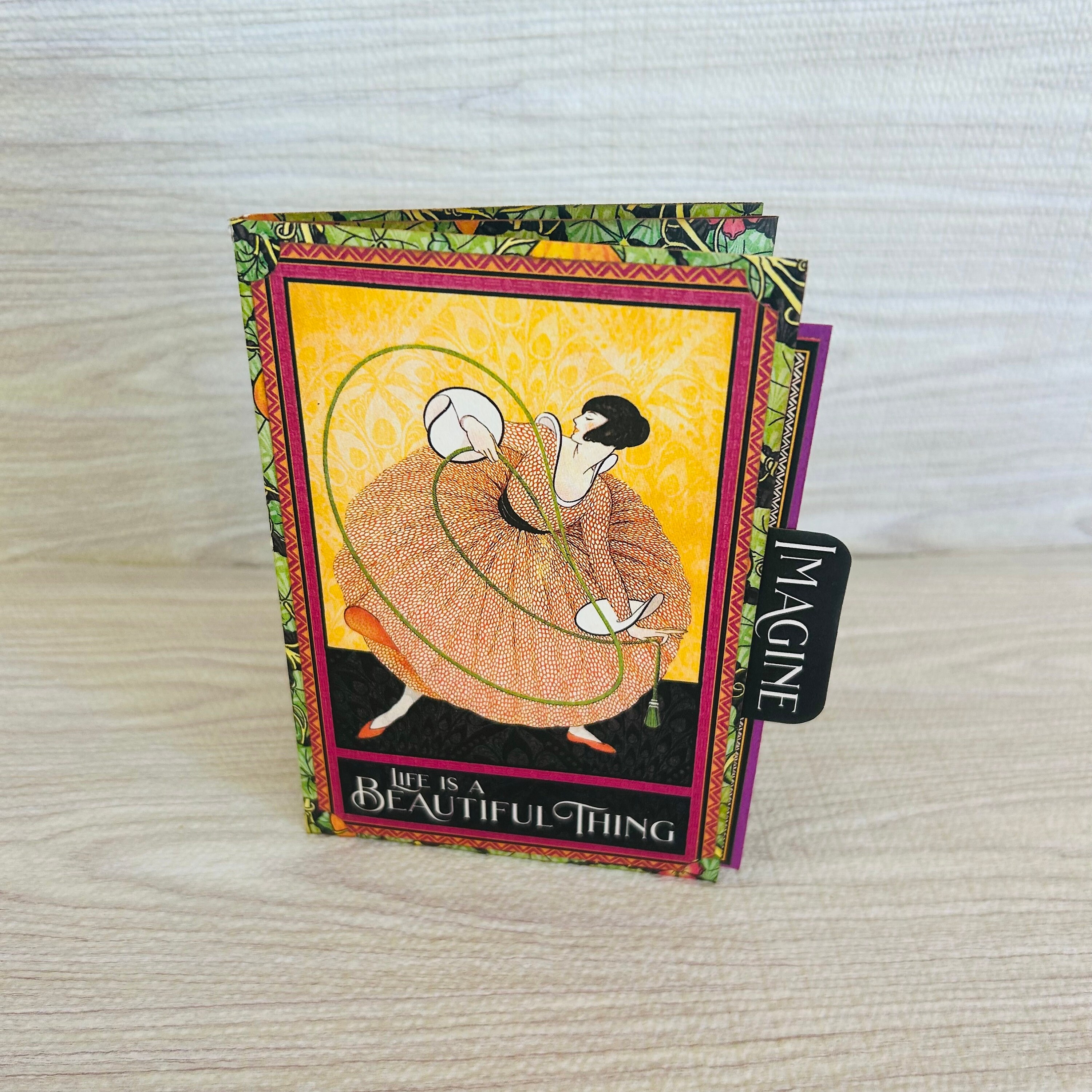 Card Folio for Photo Flip Book/ Mini Photo Greeting Card/ Gift Card ...