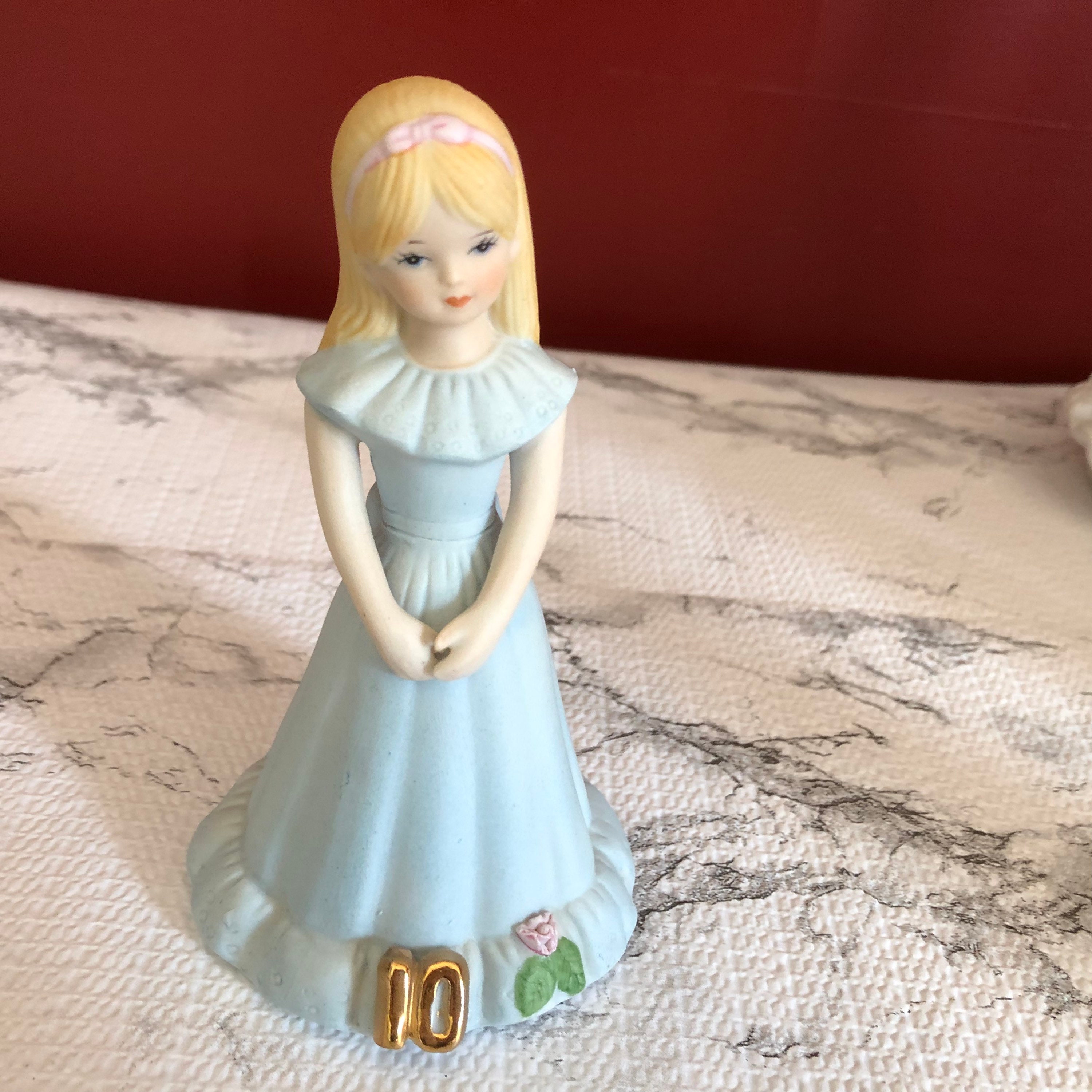 Enesco Growing Up/birthday Girls/collectible Birthday Figurines - Etsy