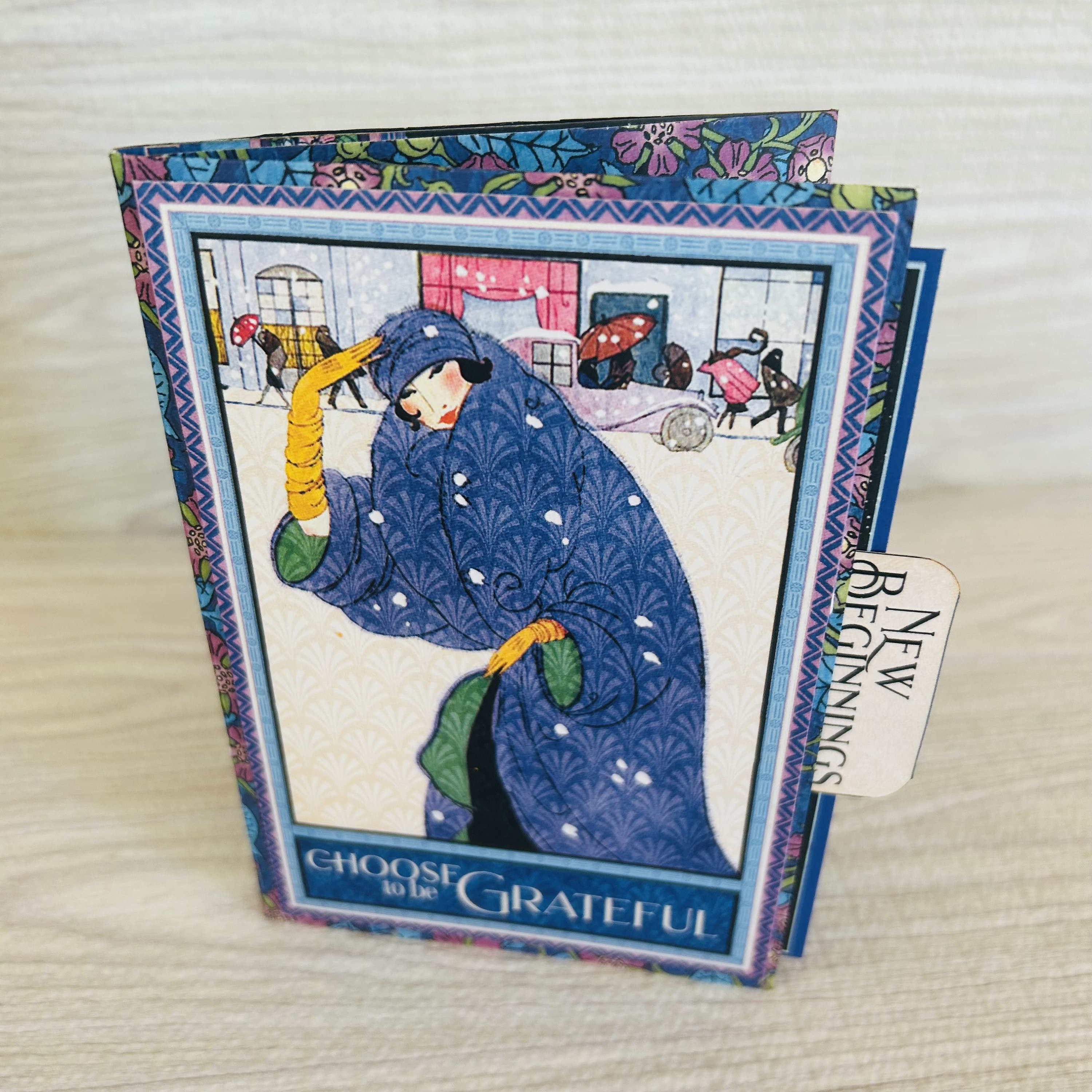 Card Folio for Photo Flip Book/ Mini Photo Greeting Card/ Gift Card ...