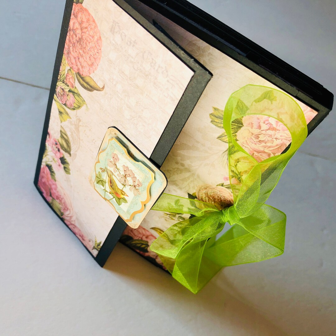 Greeting Card Photo Folio / Mini Photo Brag Book/ Flip Book for Photo ...