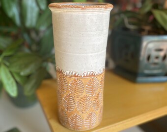 Vintage Los Artesanos Pottery Vase, Hal Lasky, MCM Ceramics, Puerto ...