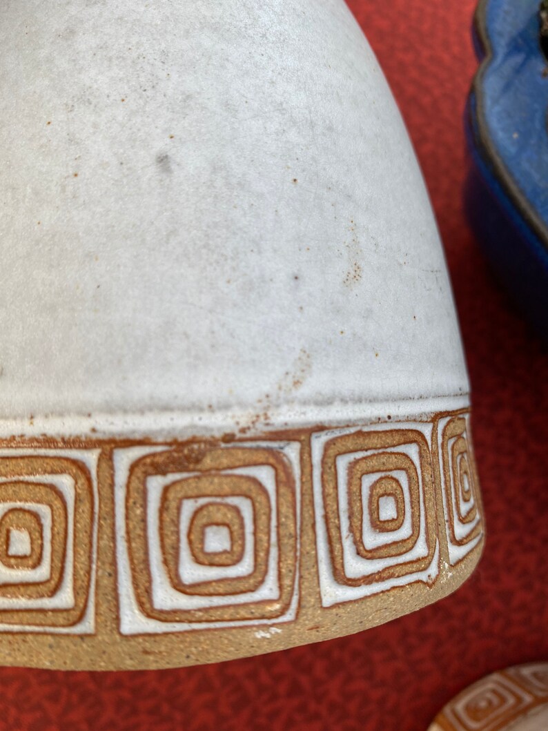 Los Artesanos Puerto Rico Pottery Vase Mid Century Modern Sgraffito ...