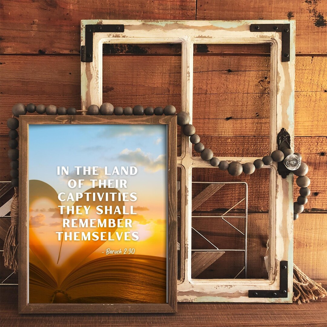 Hebrew Israelite Wall Art Baruch Apochryphal Biblical Wall Decor ...