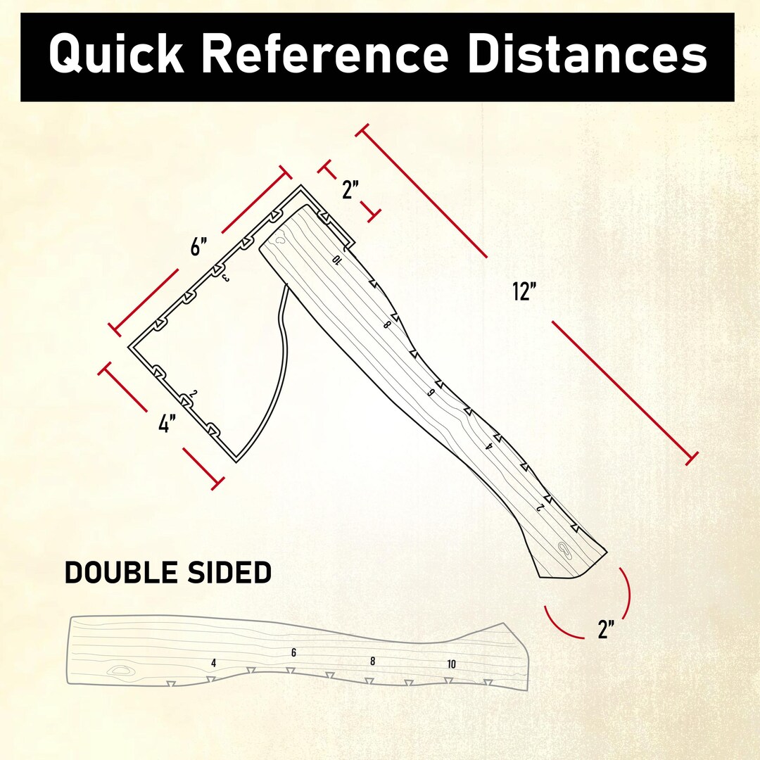 Gaming Measuring Tool, Board Game Ruler, Don't Look Back Tool, Hatchet ...