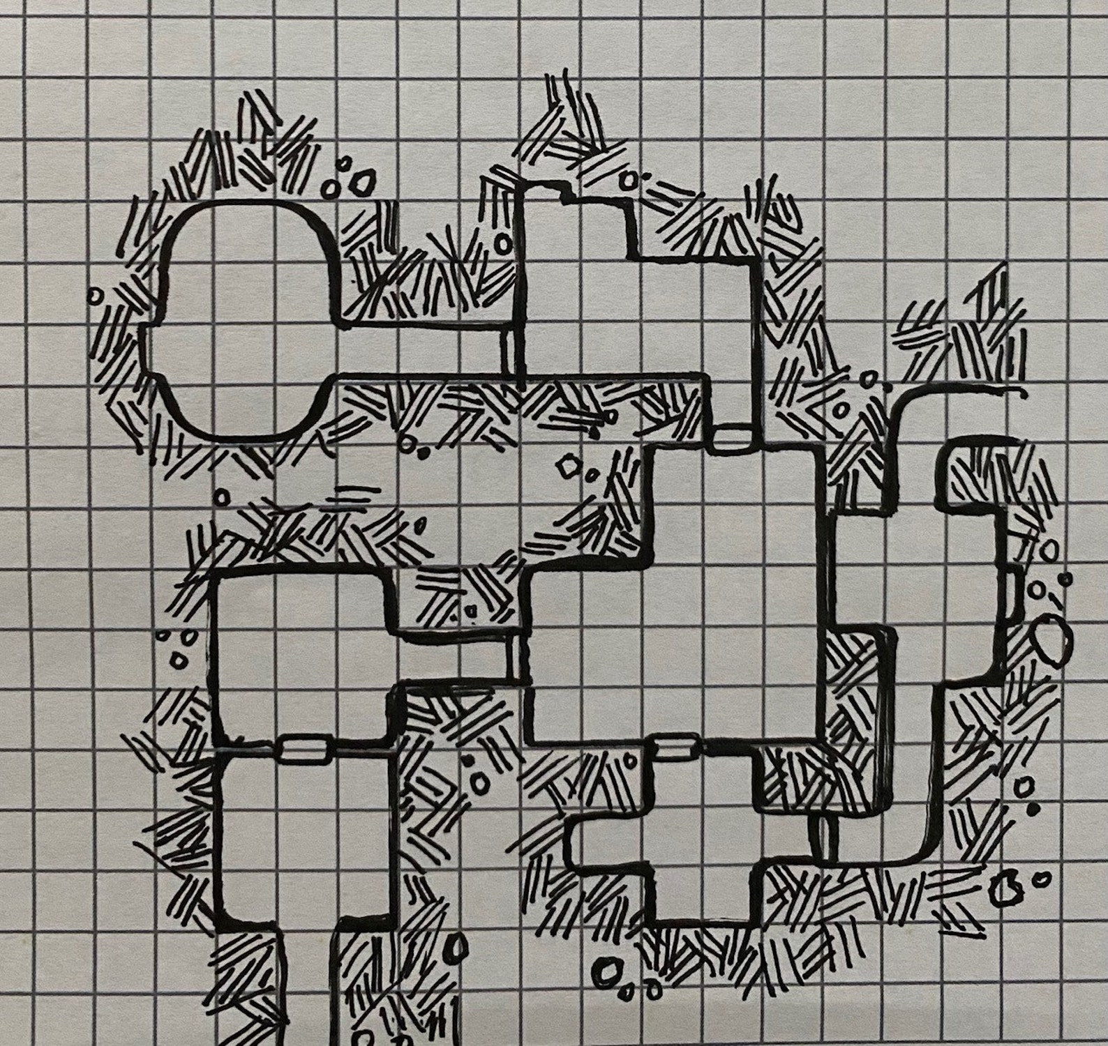 Four Against Darkness Map Stencil | Etsy