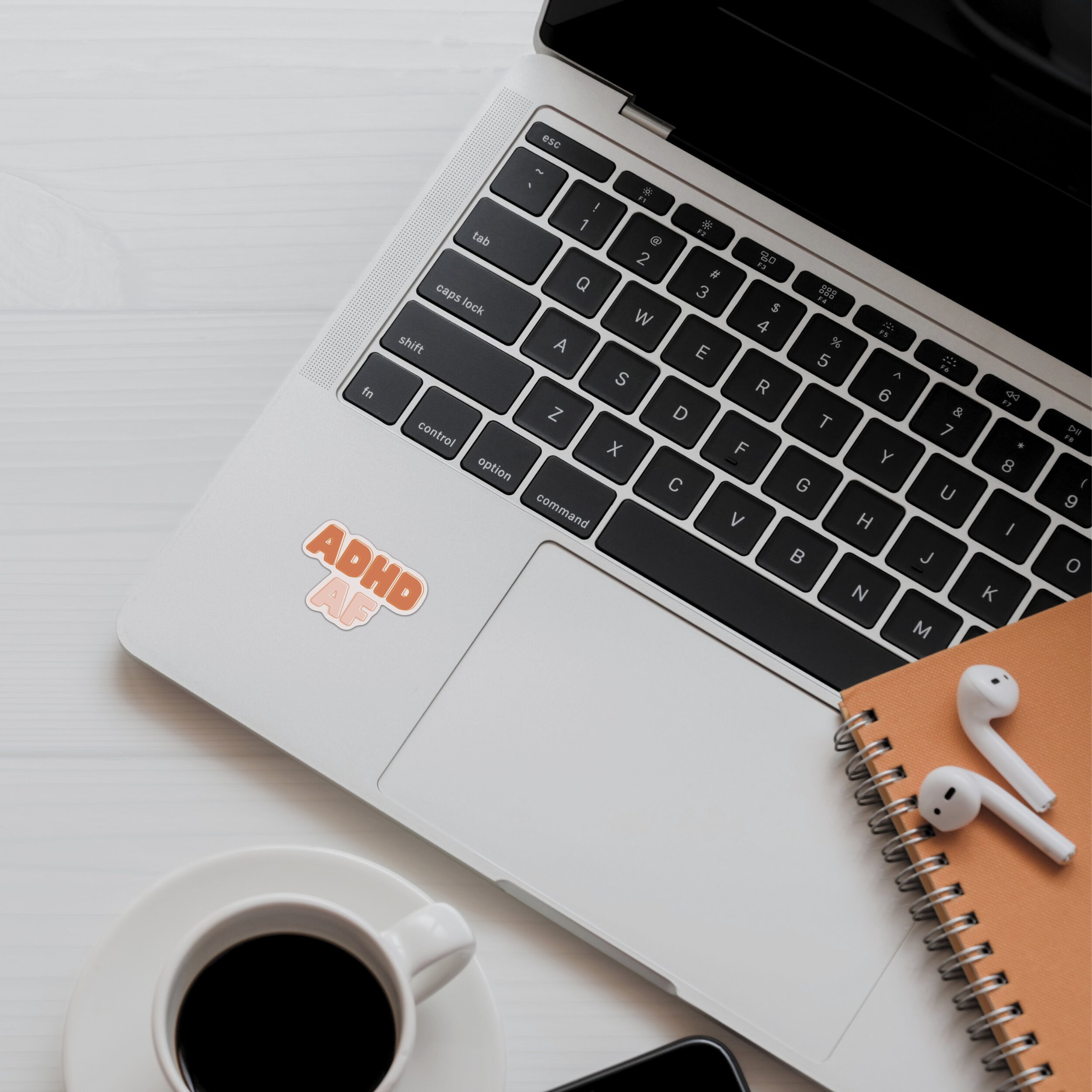 ADHD AF Funny Mental Health Sticker Vinyl Diecut Waterproof Sticker ...