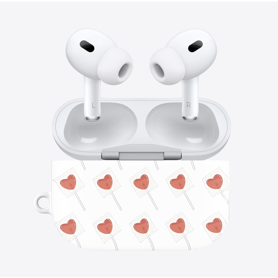 Heart Lollipop AirPod Pro 2 Case, Candy Kawaii AirPod Pro Case, Trendy ...