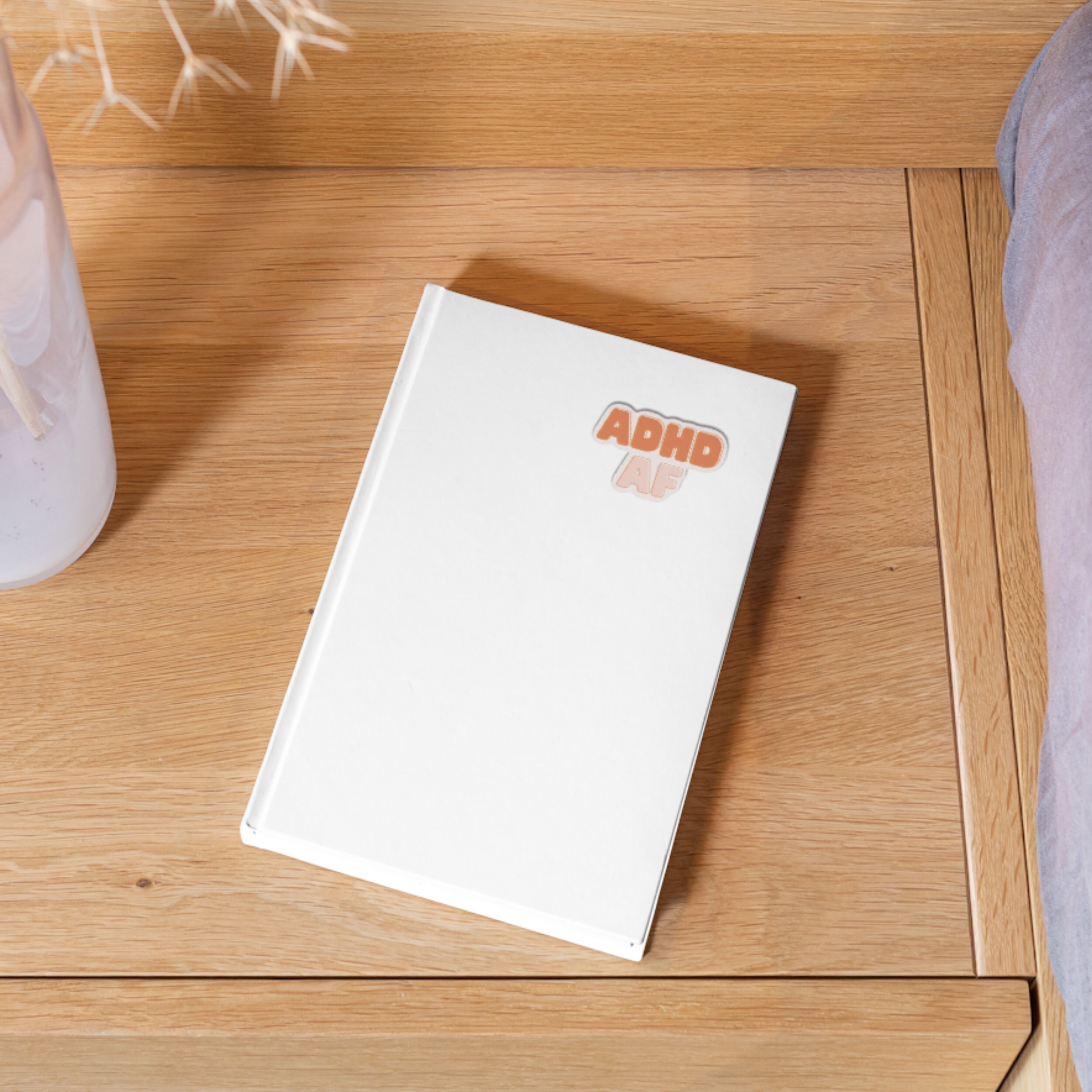 ADHD AF Funny Mental Health Sticker Vinyl Diecut Waterproof Sticker ...