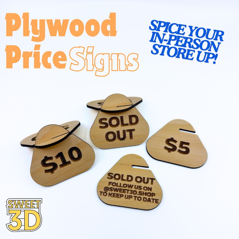 Wooden Price Signs for Market Stall | Cost and Price Signs | Market ...