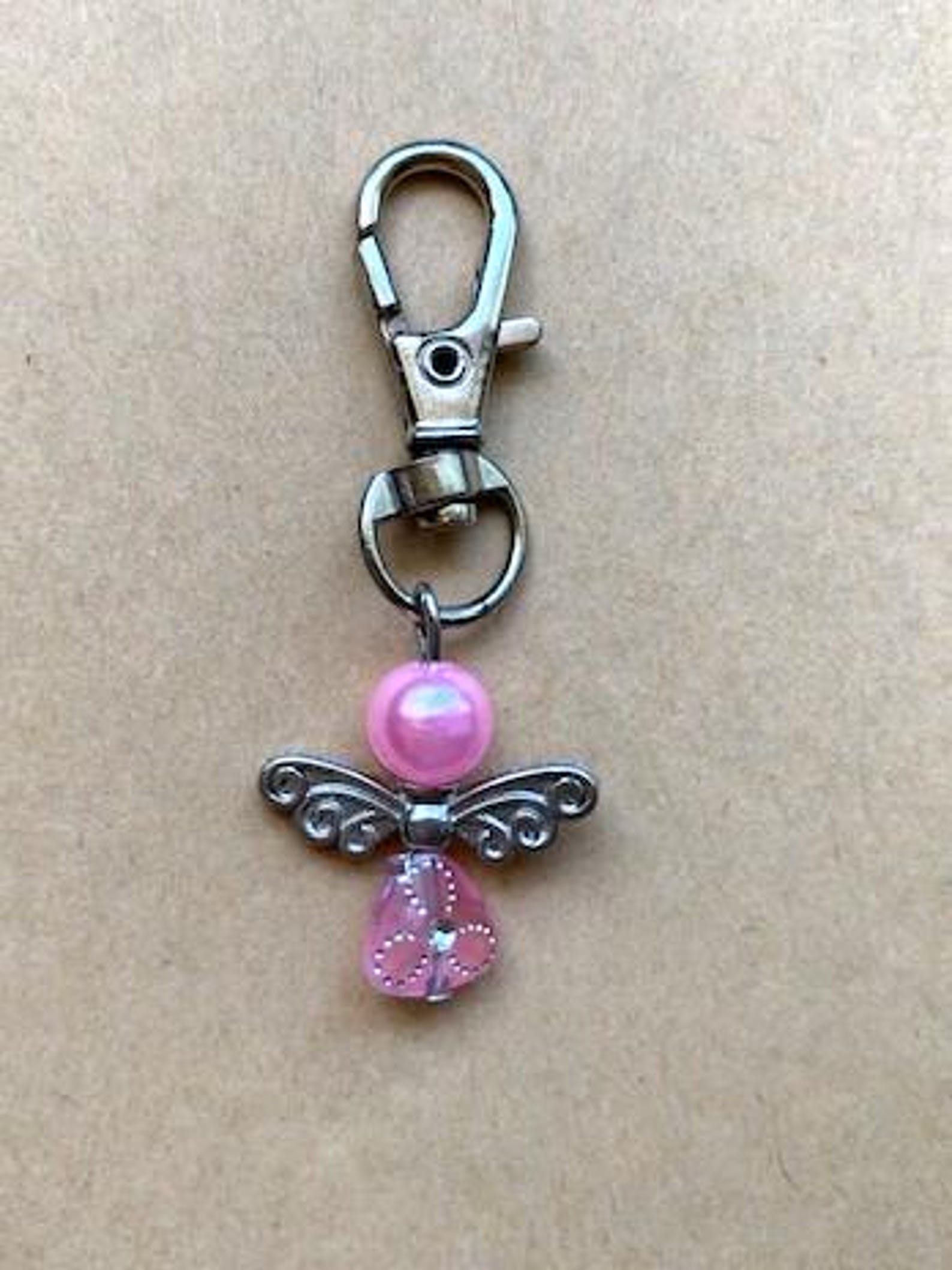 Guardian Angel Key Fob: Fairy Keyfob, Pearl and Crystal, Assorted ...