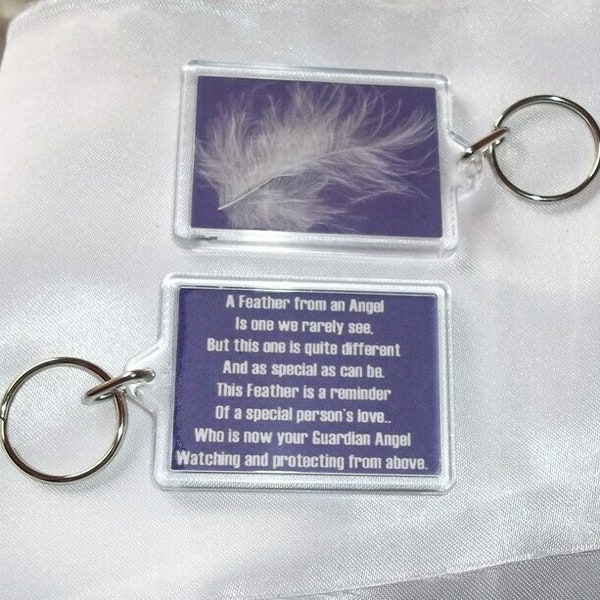 Angel Feather Poem - Etsy