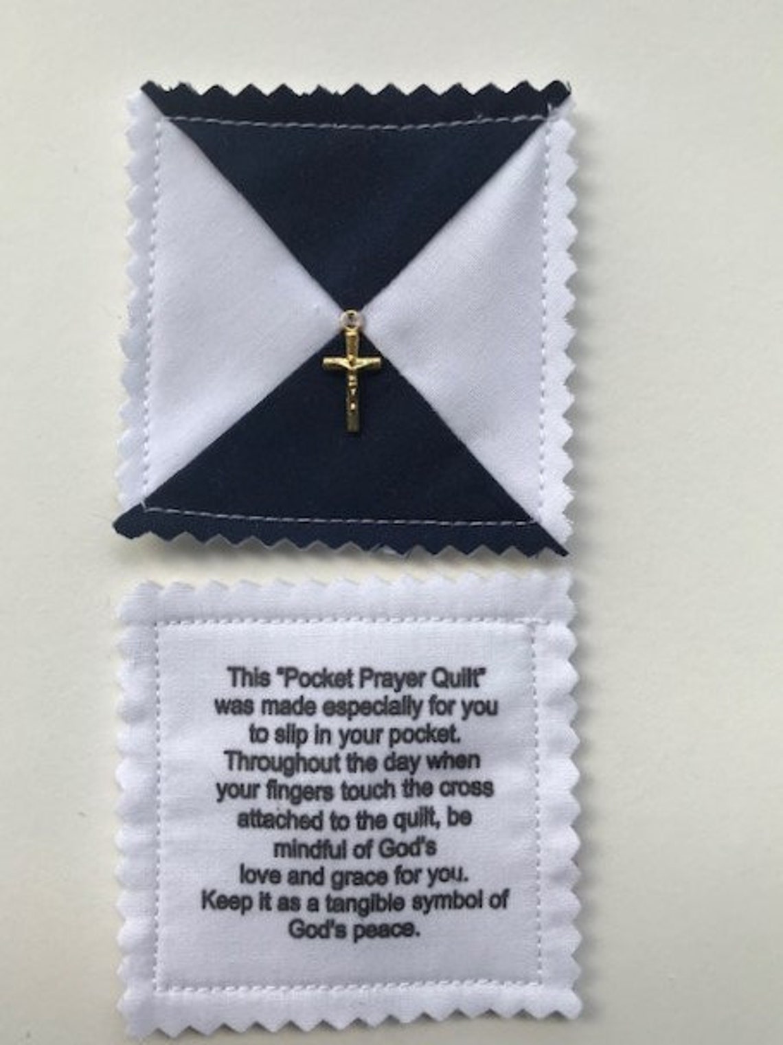 Handcrafted Pocket Prayer Mini Quilt, Spiritual, Religion, Christian ...