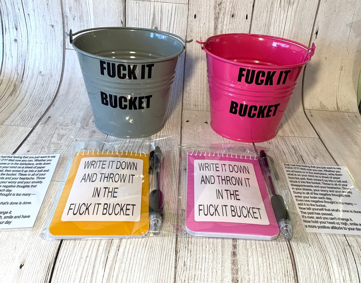Fuck It Bucket for Home Office Workplace Swearing Rude Offensive Fun ...