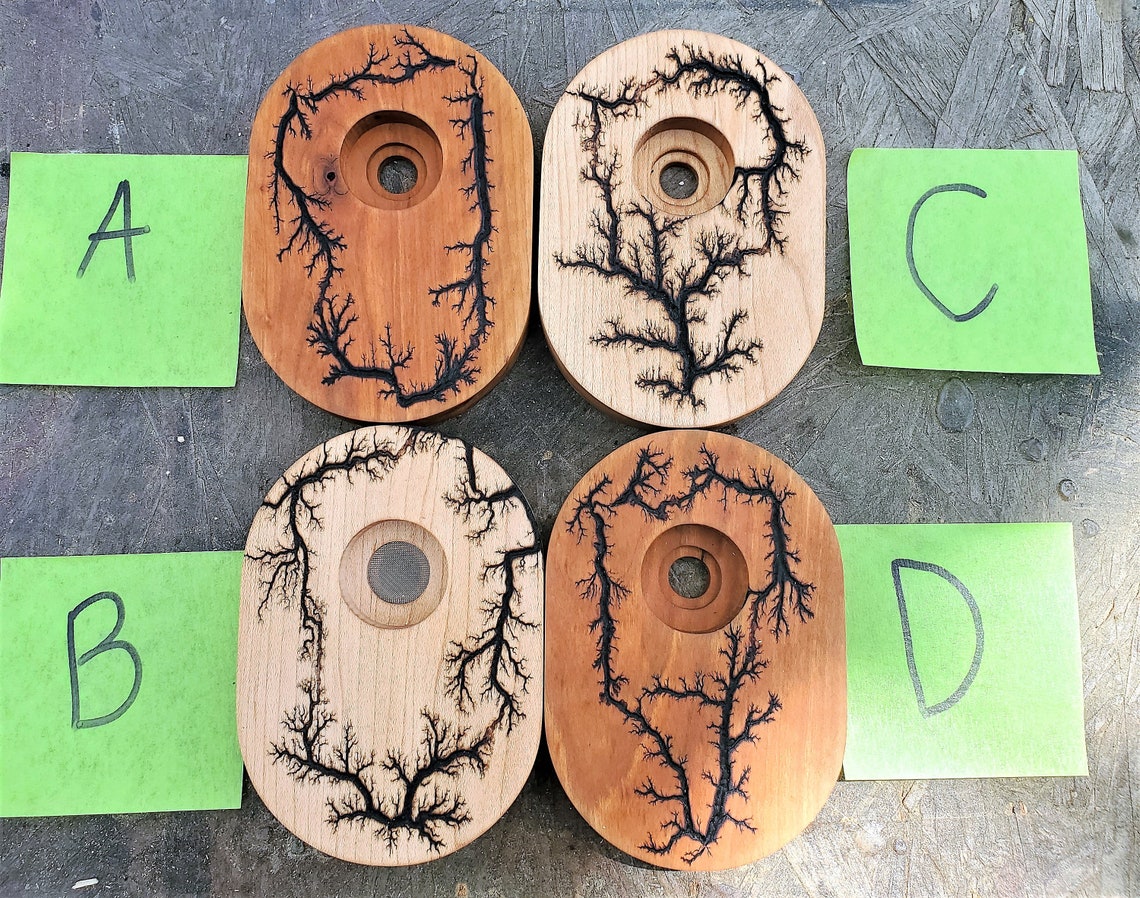 Fractal Burned Cocktail Smoker Puck Design, Unique Gift, Father's Day ...