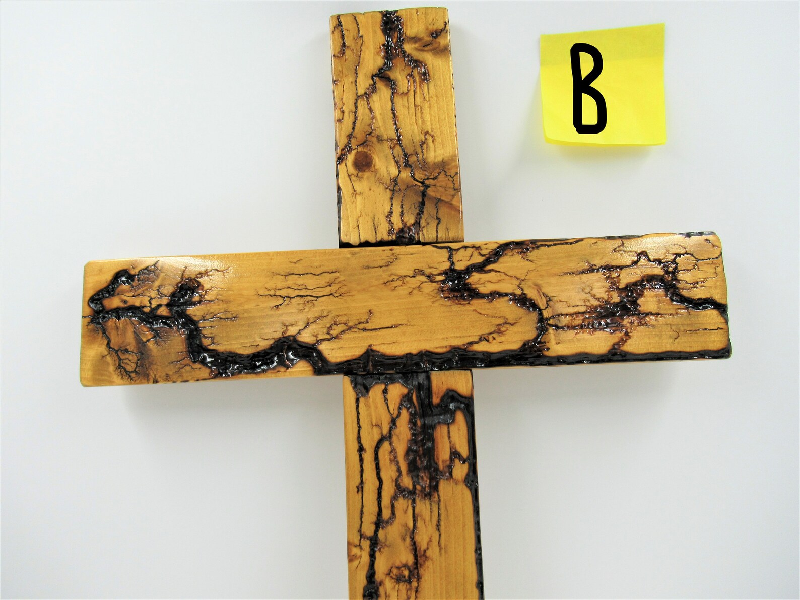 Lichtenberg Art, Fractal Wood Burn, Cross, Easter Decor - Etsy