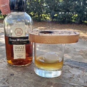 Fractal Burned Cocktail Smoker Puck Design, Unique Gift, Father's Day ...