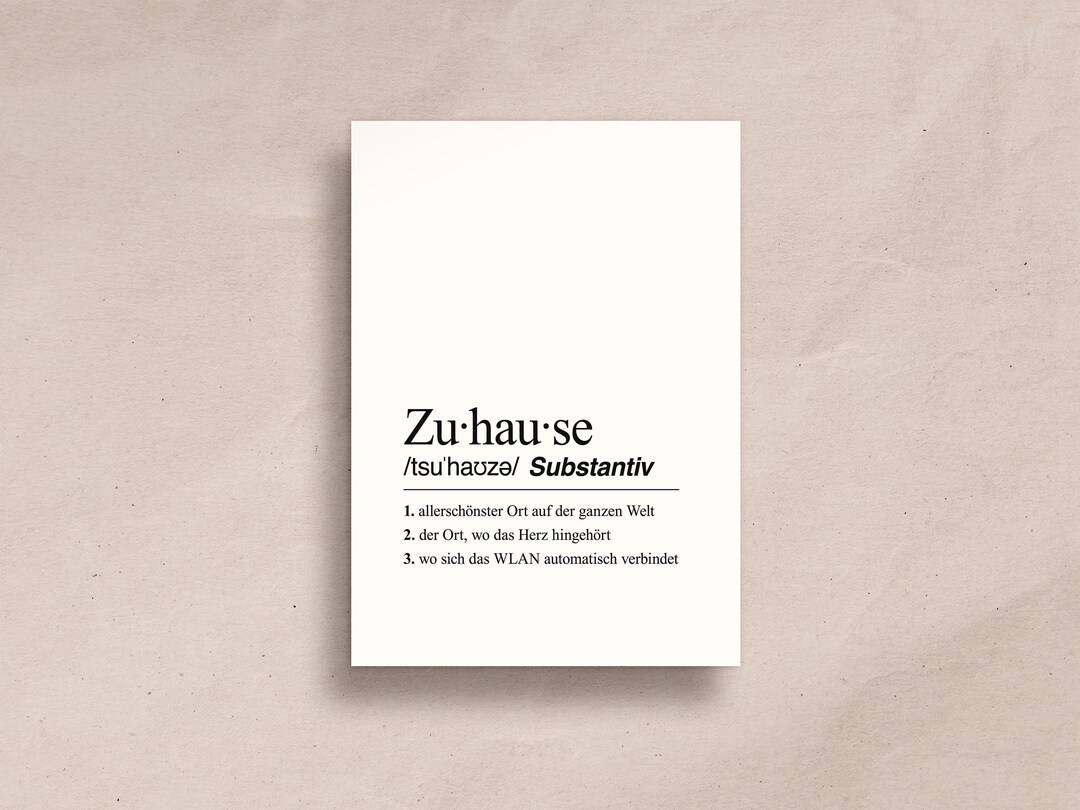Postkarte Definition Zuhause A6 | Karte Einzug, Einweihungsgeschenk ...