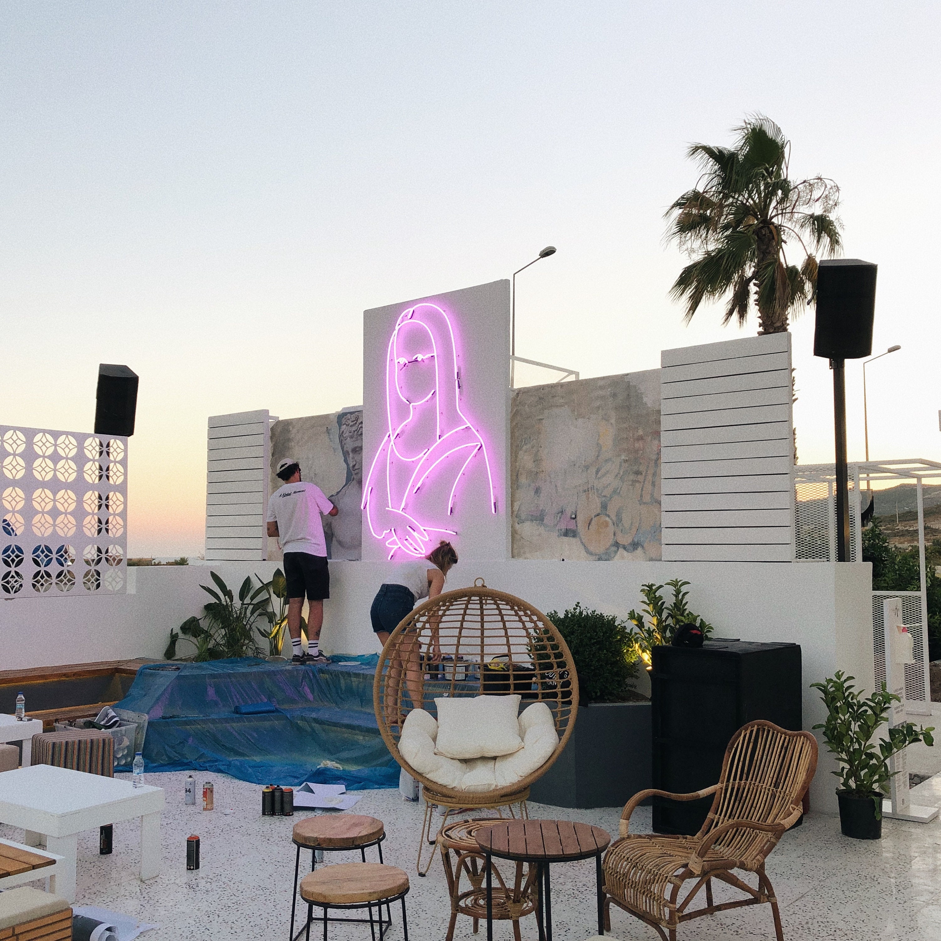 Mona Lisa Neon Sign - Glass Neon Sign - Etsy