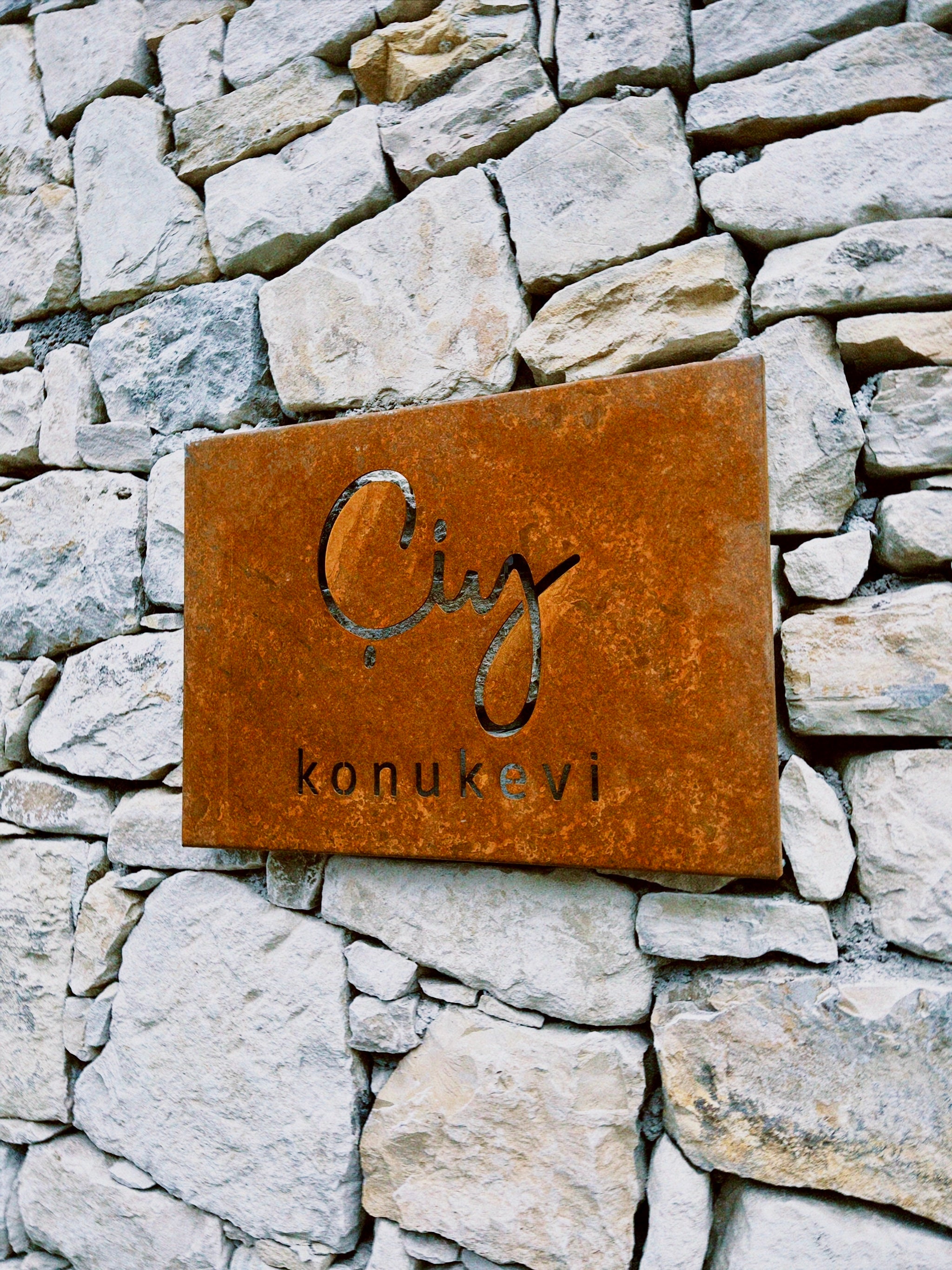 Custom Corten Steel Signage for Home or Business Rusted Sign ...