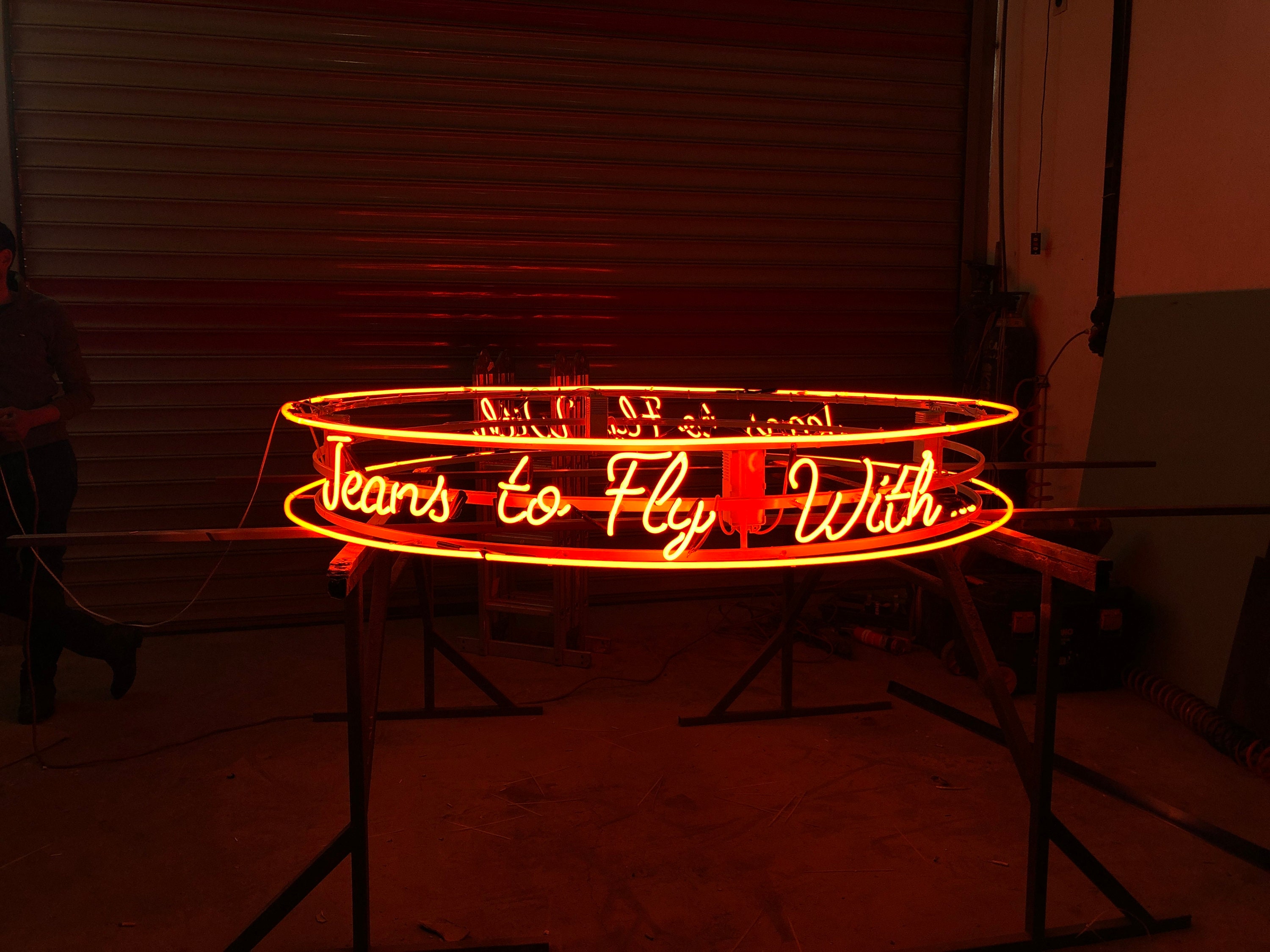 Neon Pendant Light / Chandelier Designed Neon Art - Etsy