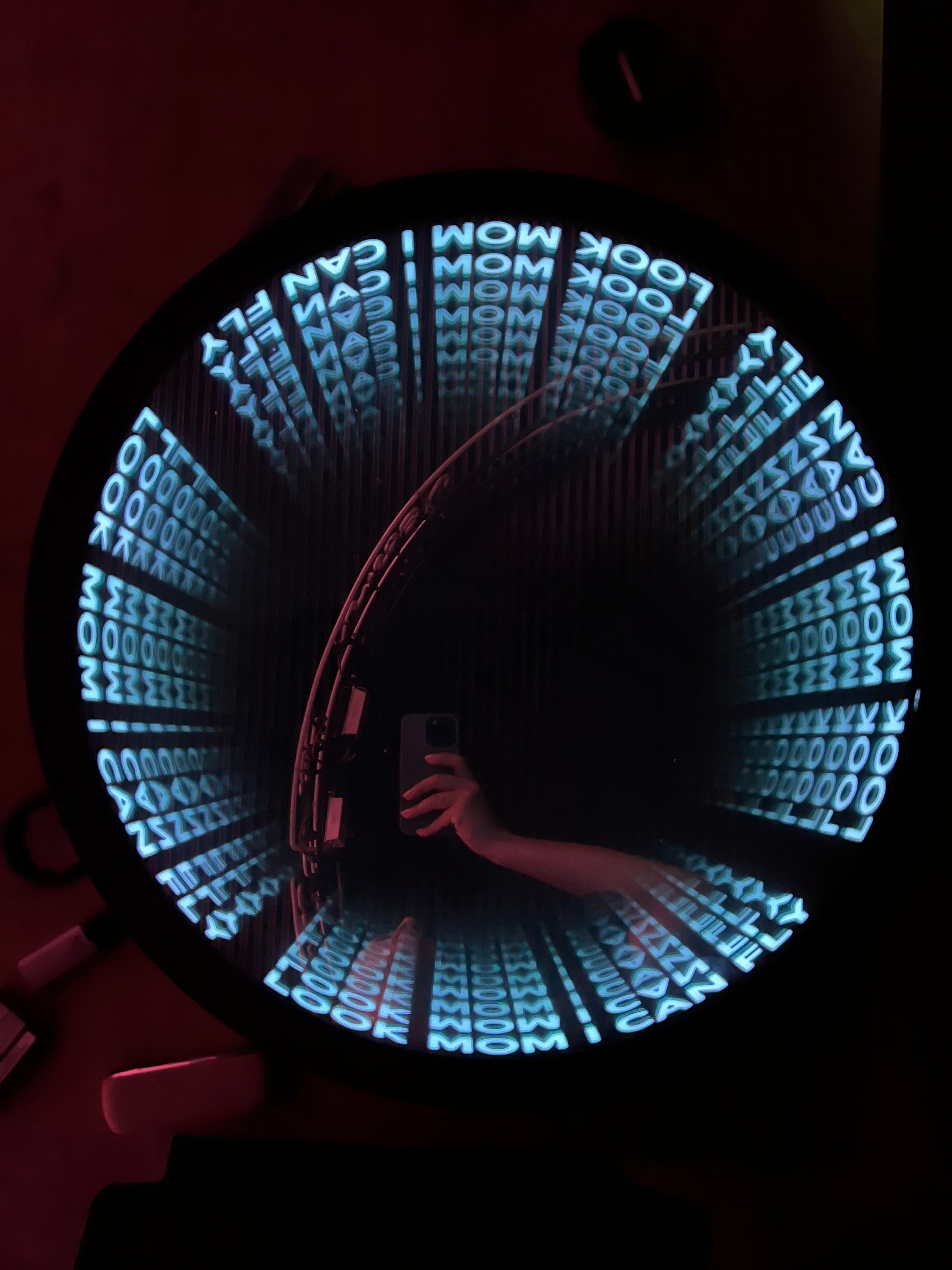 Custom Infinity Mirror - Infinity Mirror Wall Decor - Neon Infinity ...