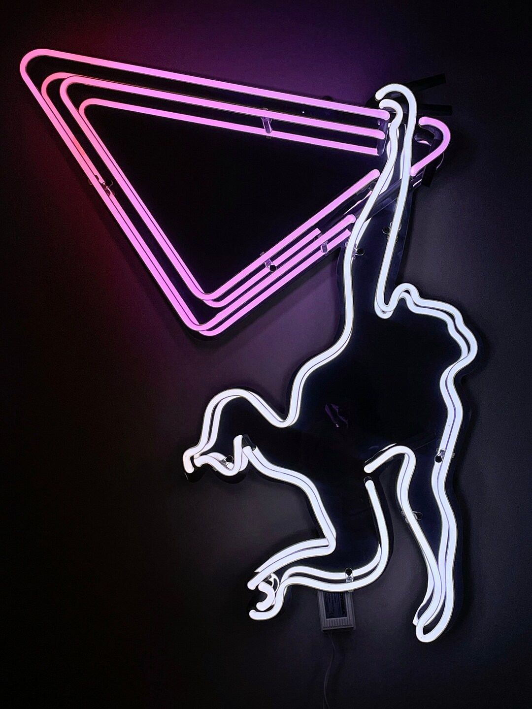 Abstract Monkey Neon Sign - Monkey Neon Sign - Mirror Neon Sign - Etsy