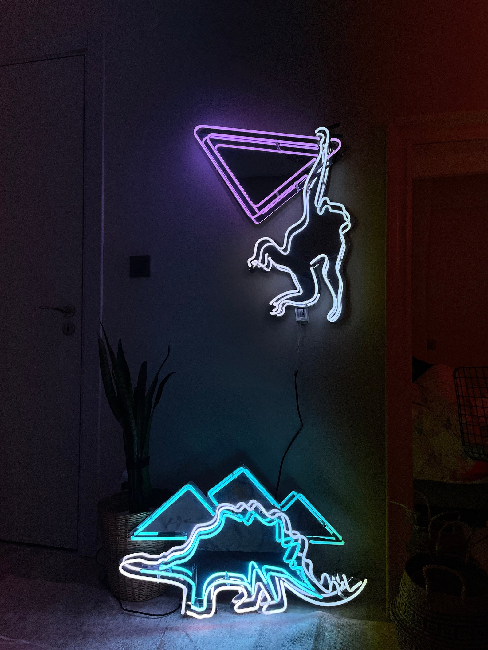 Abstract Monkey Neon Sign Monkey Neon Sign Mirror Neon - Etsy