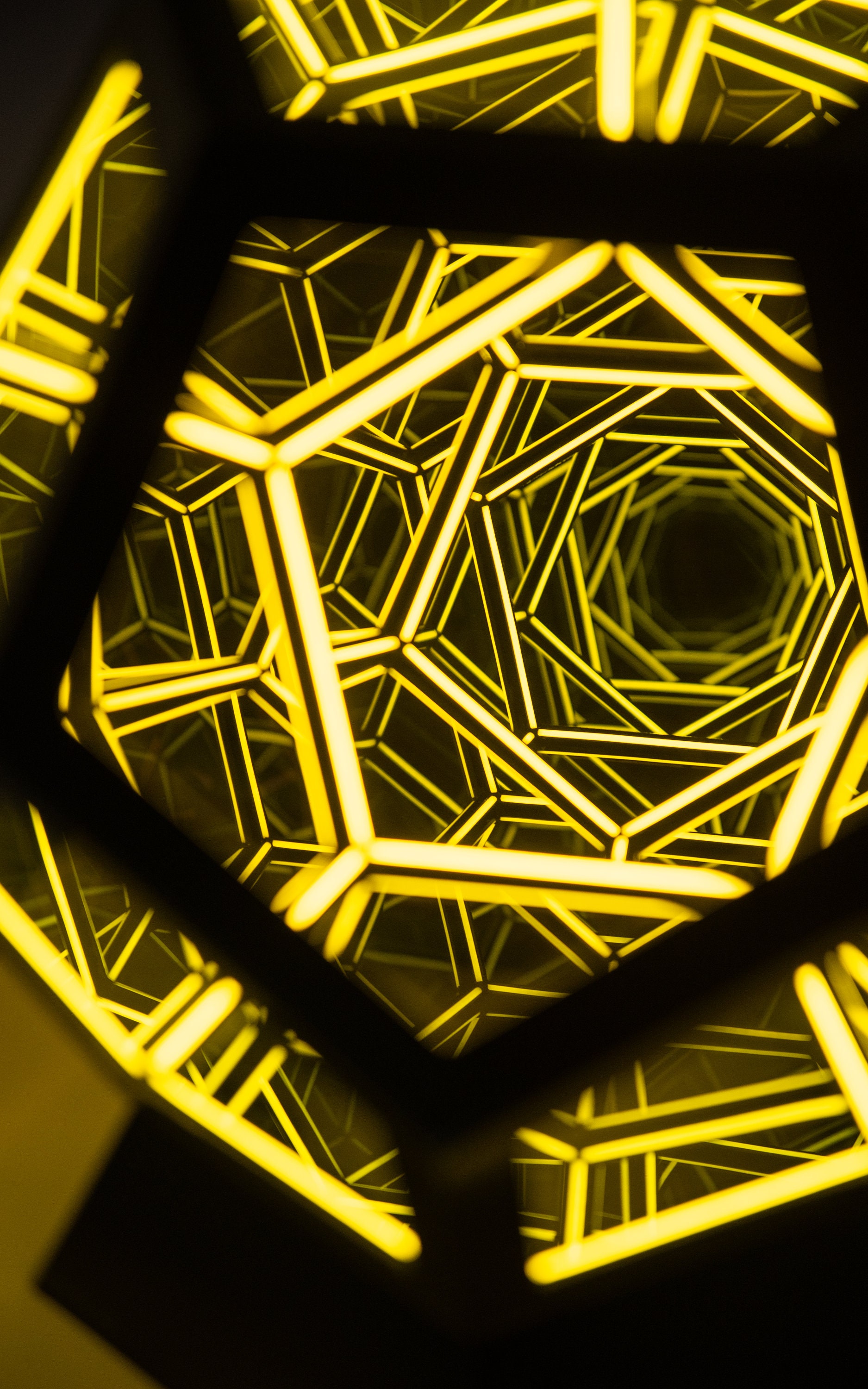 Dodecahedron Sculpture Infinity Mirror Lamp Mirror Reflection - Etsy