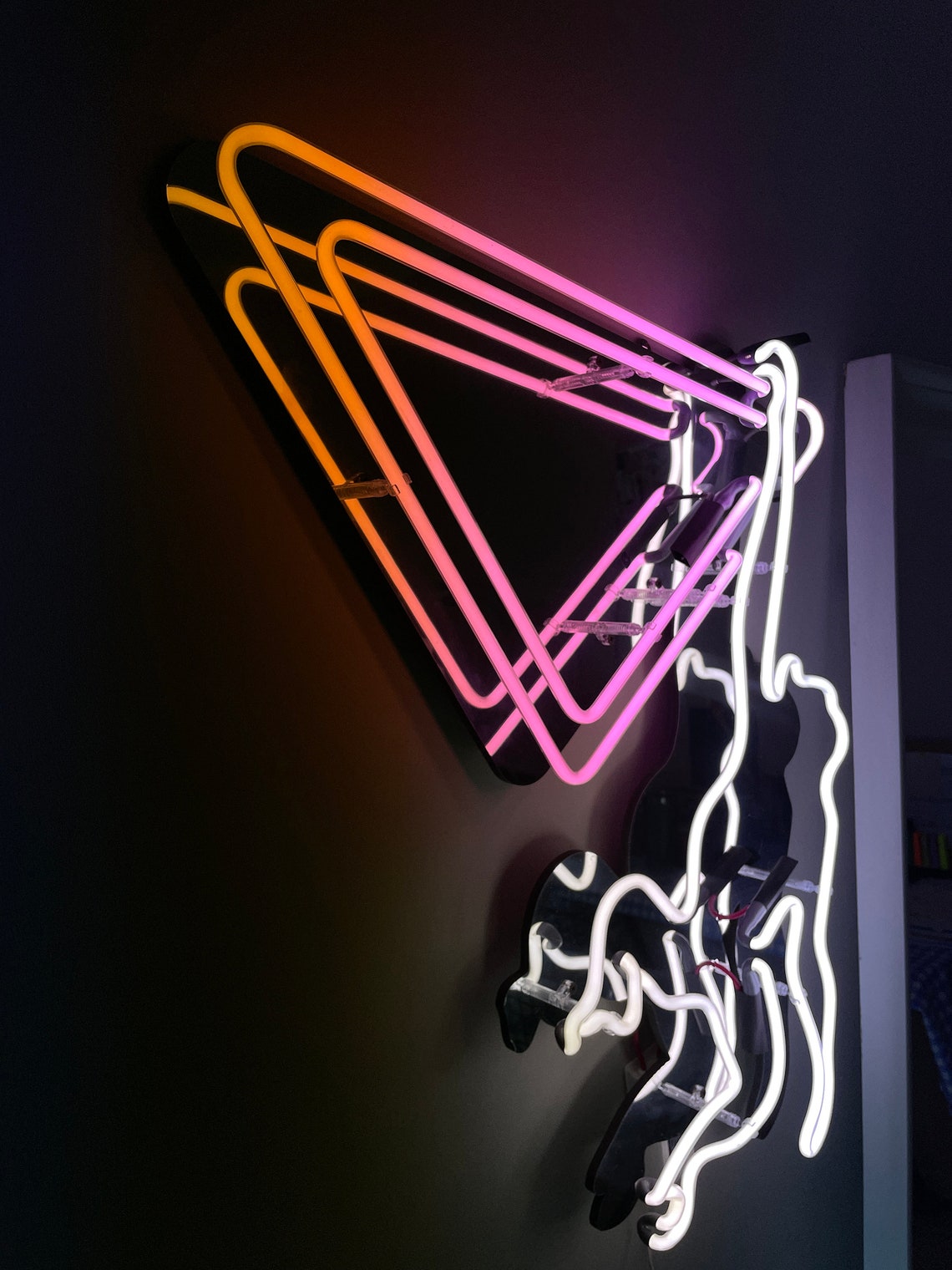 Abstract Monkey Neon Sign Monkey Neon Sign Mirror Neon - Etsy