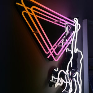 Abstract Monkey Neon Sign - Monkey Neon Sign - Mirror Neon Sign - Etsy