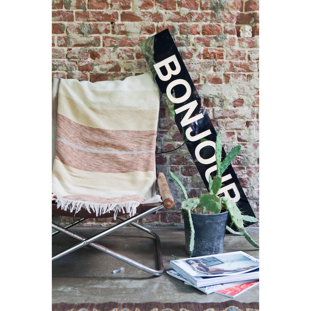 Bonjour Lightbox Sign Plexiglass Led Light Box - Etsy