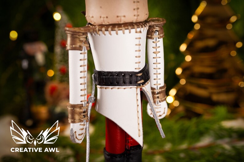 Leather Nutcracker PDF Pattern: DIY Holiday Decor (DXF File) - Etsy