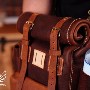 PDF & DXF Leather Roll-top Bag / or Backpack PDF Pattern - Etsy