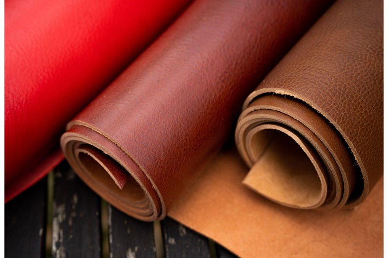 Italian Vachetta Leather: Rugine Vegetable-tanned Full Grain Hide (2 ...