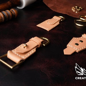 PDF & DXF Leather D-rings Loops / Key Fobs Set PDF Pattern - Etsy