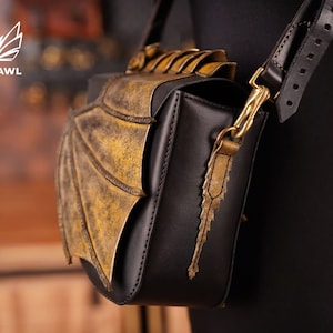 PDF & DXF Leather Golden Dragon Bag PDF Pattern - Etsy