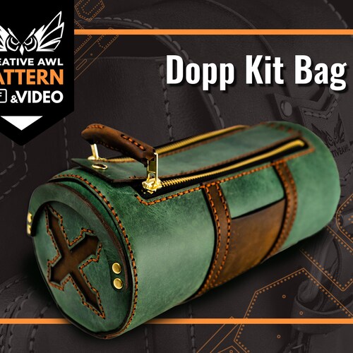 Handstitched Italian Leather Toiletry Bag Traveller Dopp Kit - Etsy ...