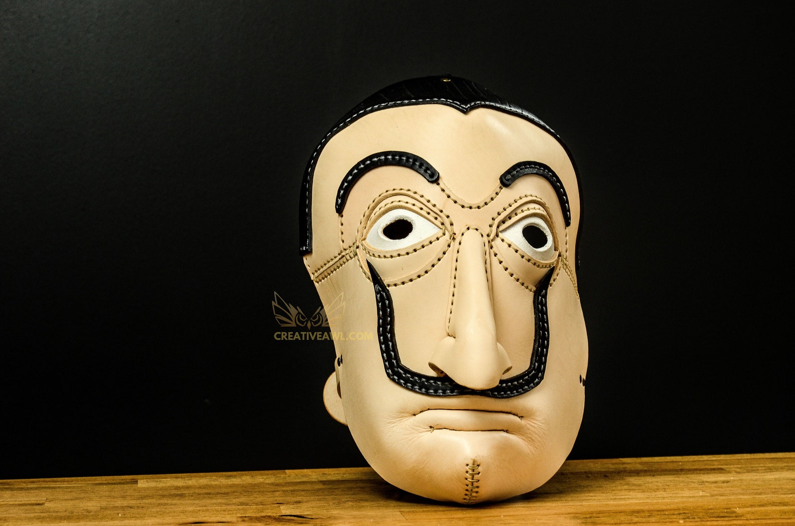 Leather Salvador Dali Mask Pattern Leather Halloween Mask | Etsy