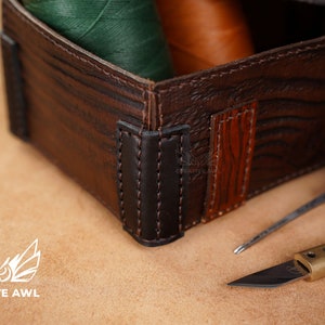 Leather Wooden Box Pattern: DIY Leather Chest Template (PDF & DXF) - Etsy