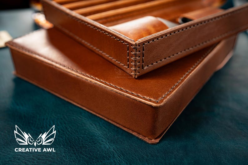 El Toro Cigar Case PDF & DXF Pattern DIY Leather Tutorial - Etsy