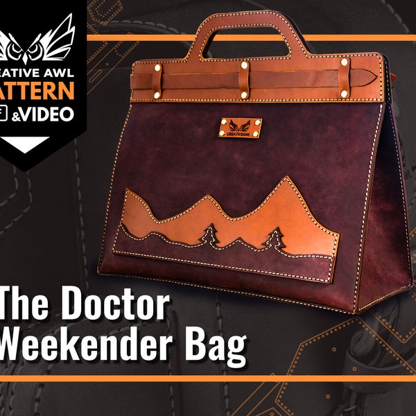 Leather Doctors Bag Pattern - Etsy